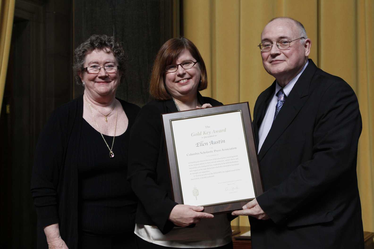 New York: Journalism teacher honored at Columbia convention - Harker Aquila