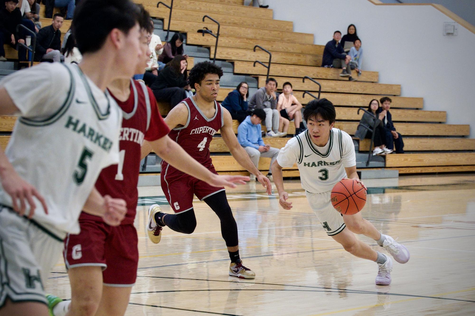 Varsity boys basketball drops 41-52 loss against Cupertino High School ...